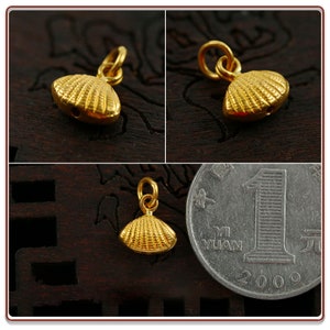 999 Pure Gold Lucky Pendant - Handmade Ancient Gold Lotus Charms - 24K ...