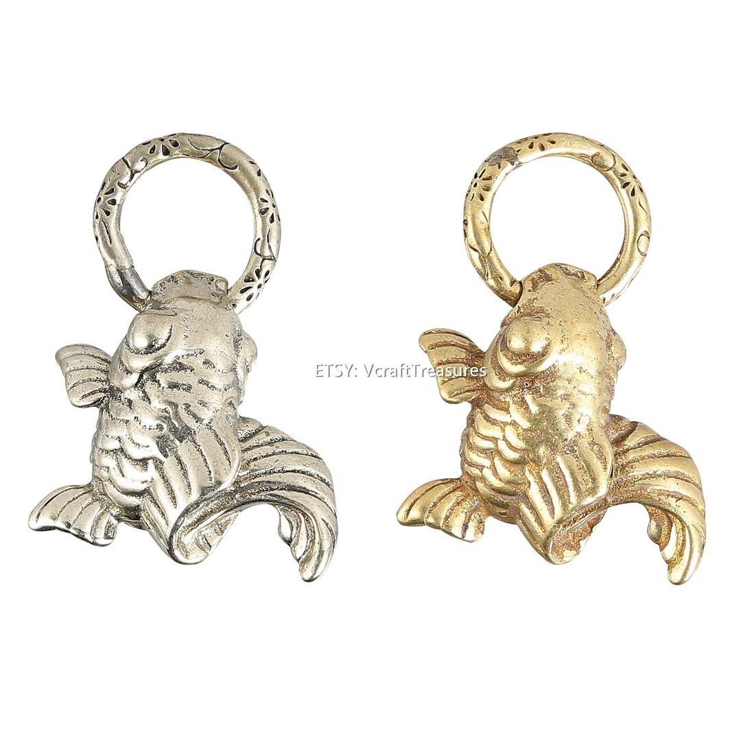 Brass Conchos Screw Back Leather Crafting Concho Fish Good Luck Kio ...