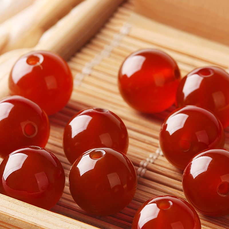 Natural Red Agate Beads - Red Beads - Gemstone Beads - 2~20mm Crystal ...