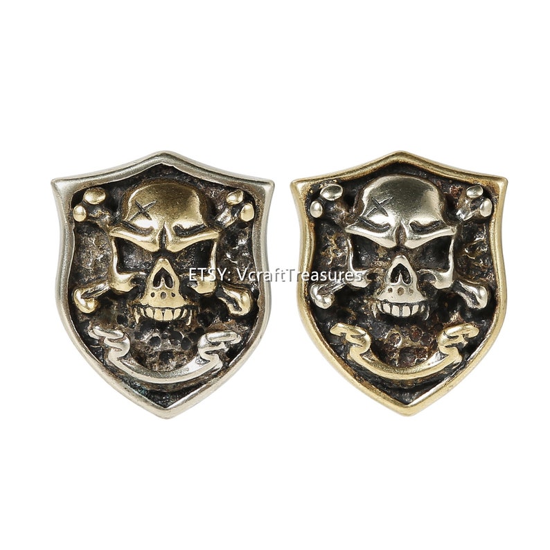 Brass Conchos Screw Back Leather Crafting Good Luck Skull - Etsy