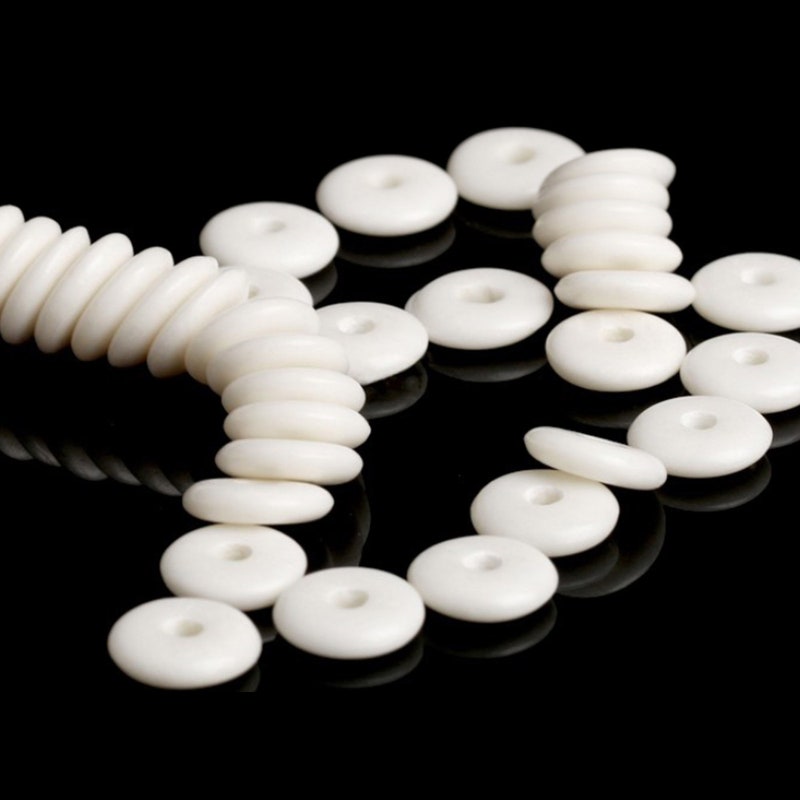 White Bone Beads - Etsy