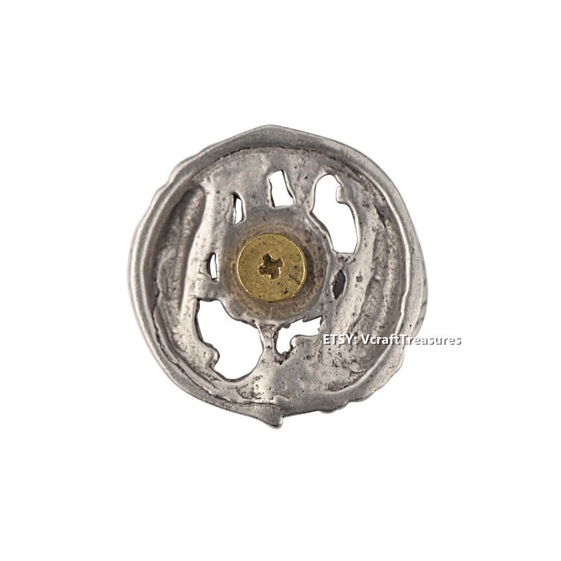 Leather Conchos Screw Back Brass Crafting Concho Lucky Fish - Etsy