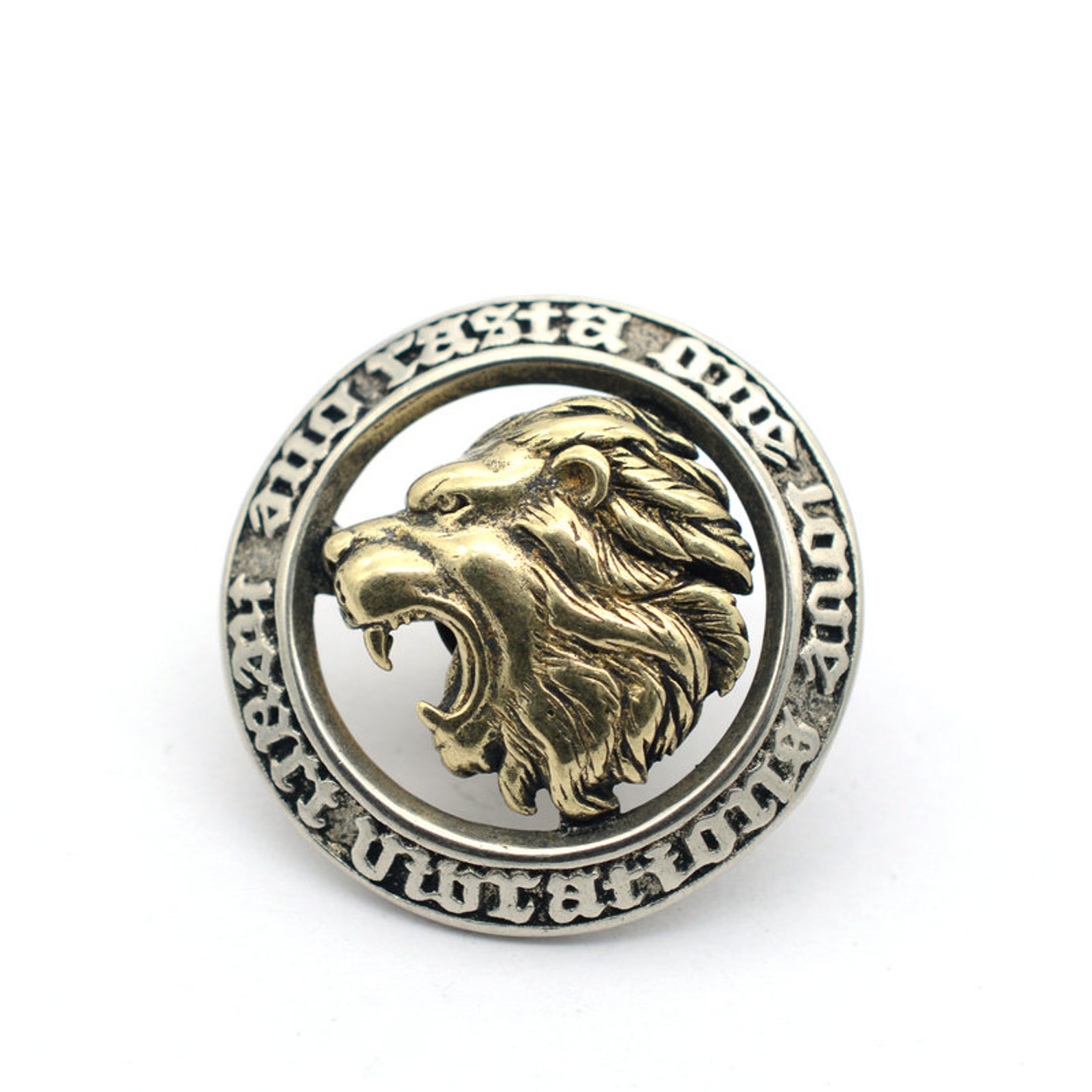 Lion Concho Decoration Button Brass Conchos Screw Back Leather Crafting ...