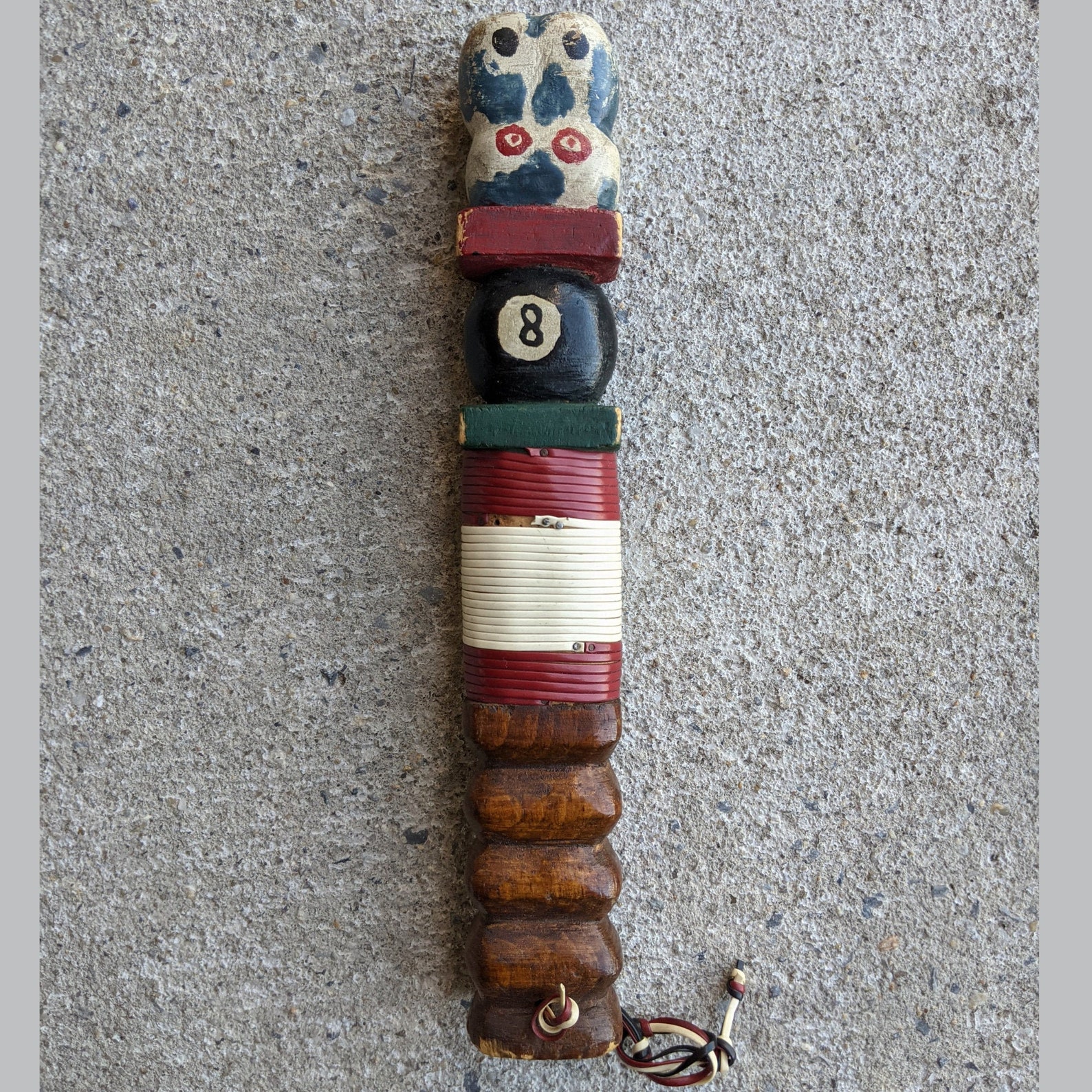 Folk Art Camp / Scouts Totem Signed 1937 Brooklyn NY Rober - Etsy UK