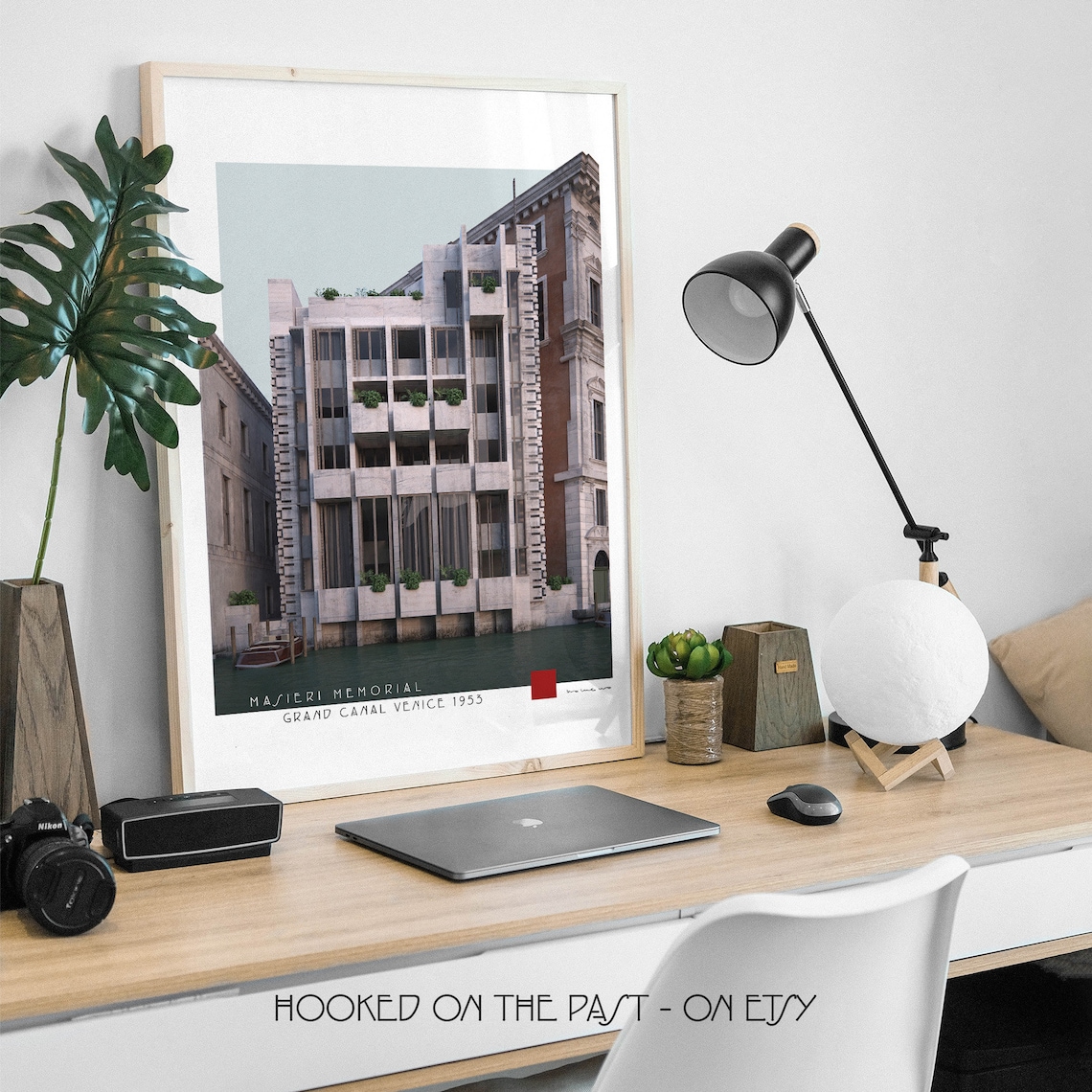 Frank Lloyd Wright Masieri Memorial Print: Venice Architecture (digital ...