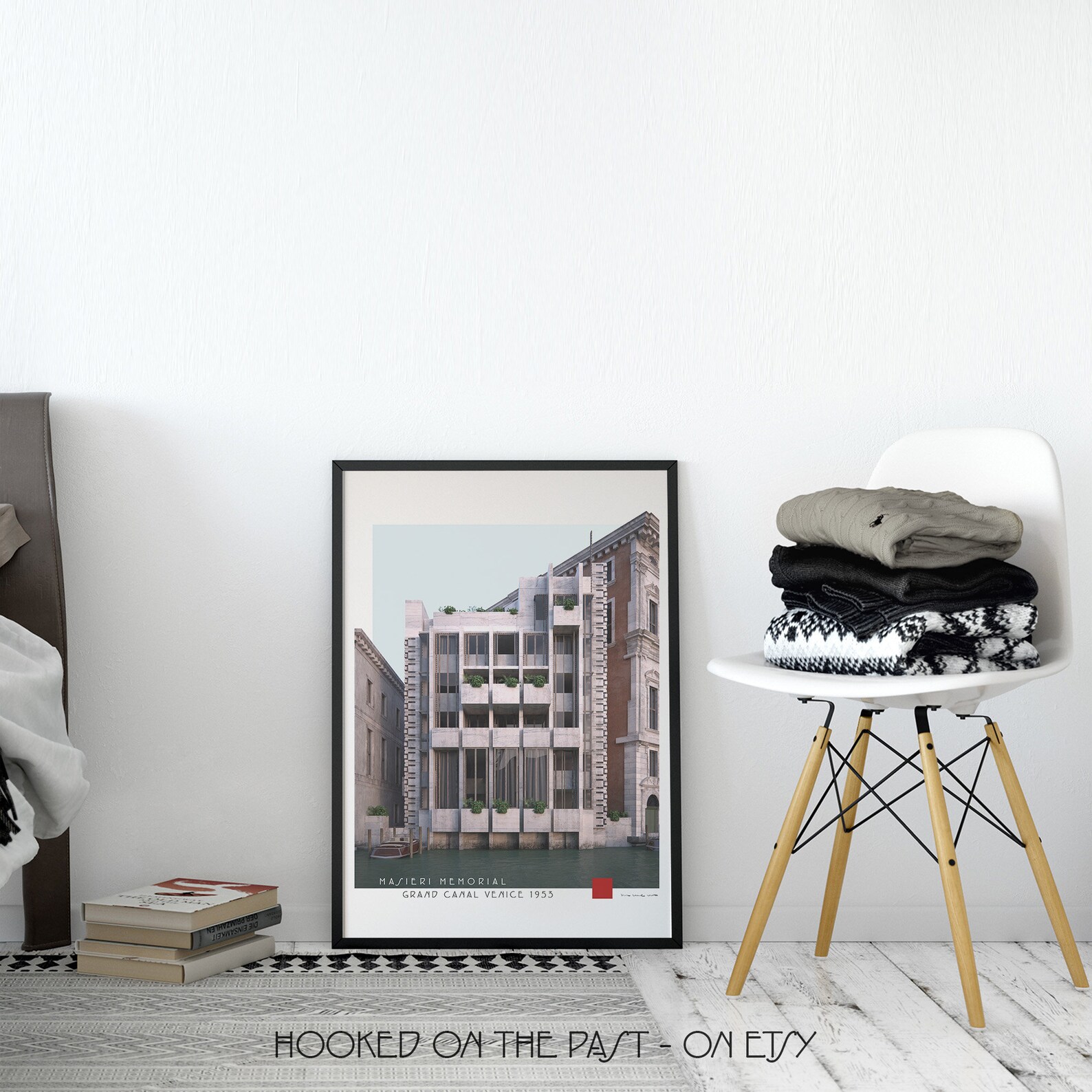 Frank Lloyd Wright Masieri Memorial Print: Venice Architecture (digital ...