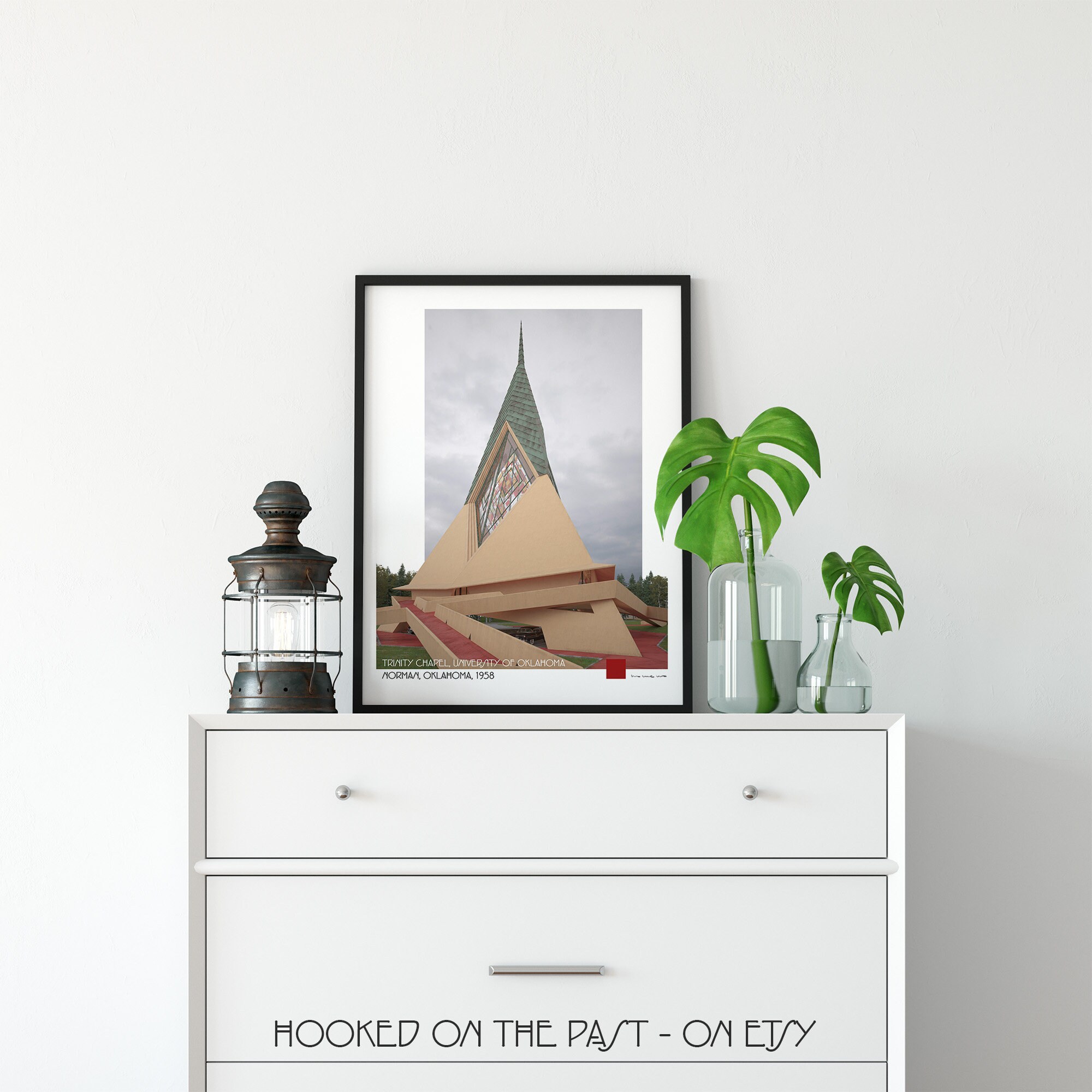 Frank Lloyd Wright Trinity Chapel in Norman Oklahoma 1958. - Etsy Canada