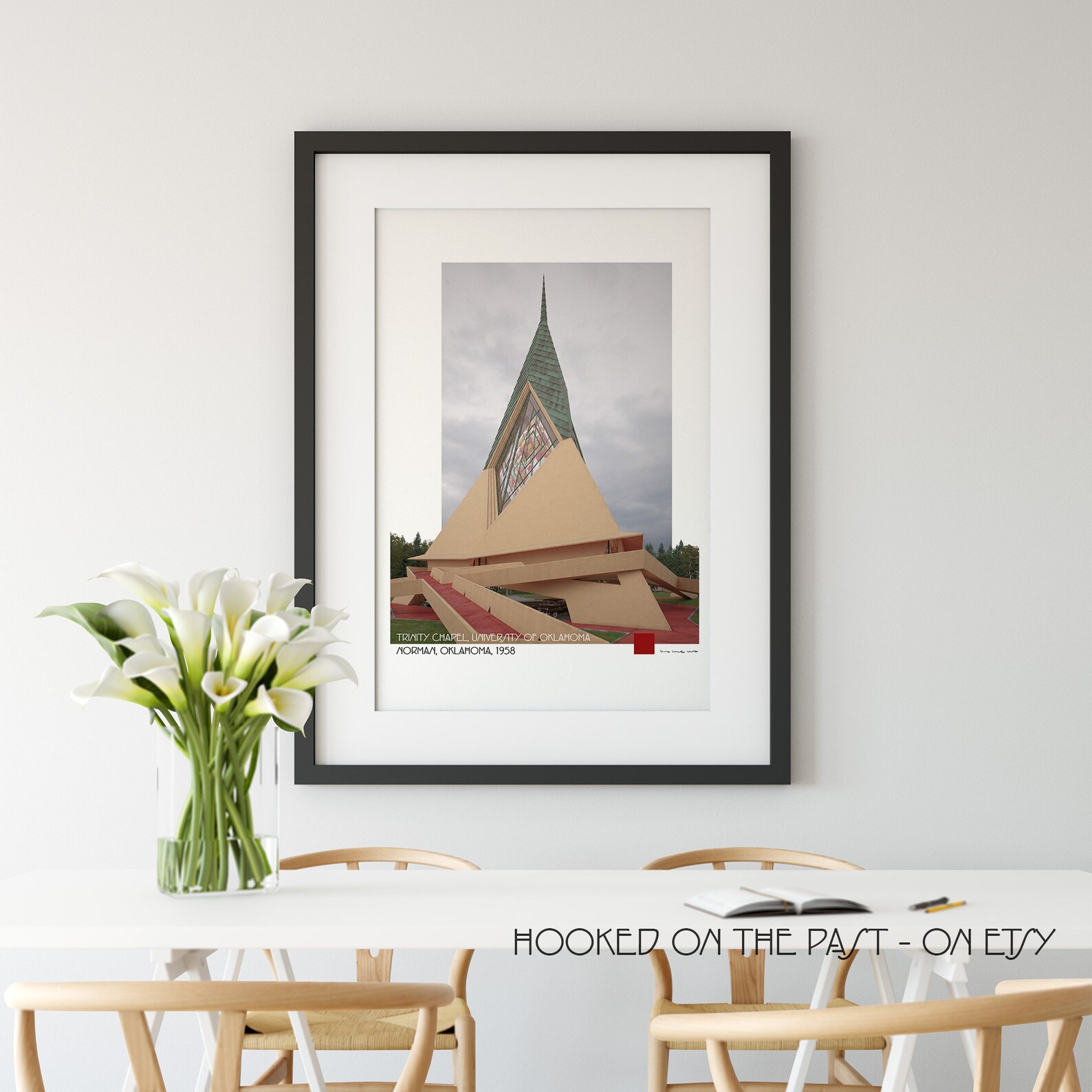 Frank Lloyd Wright Trinity Chapel in Norman Oklahoma 1958. - Etsy Canada