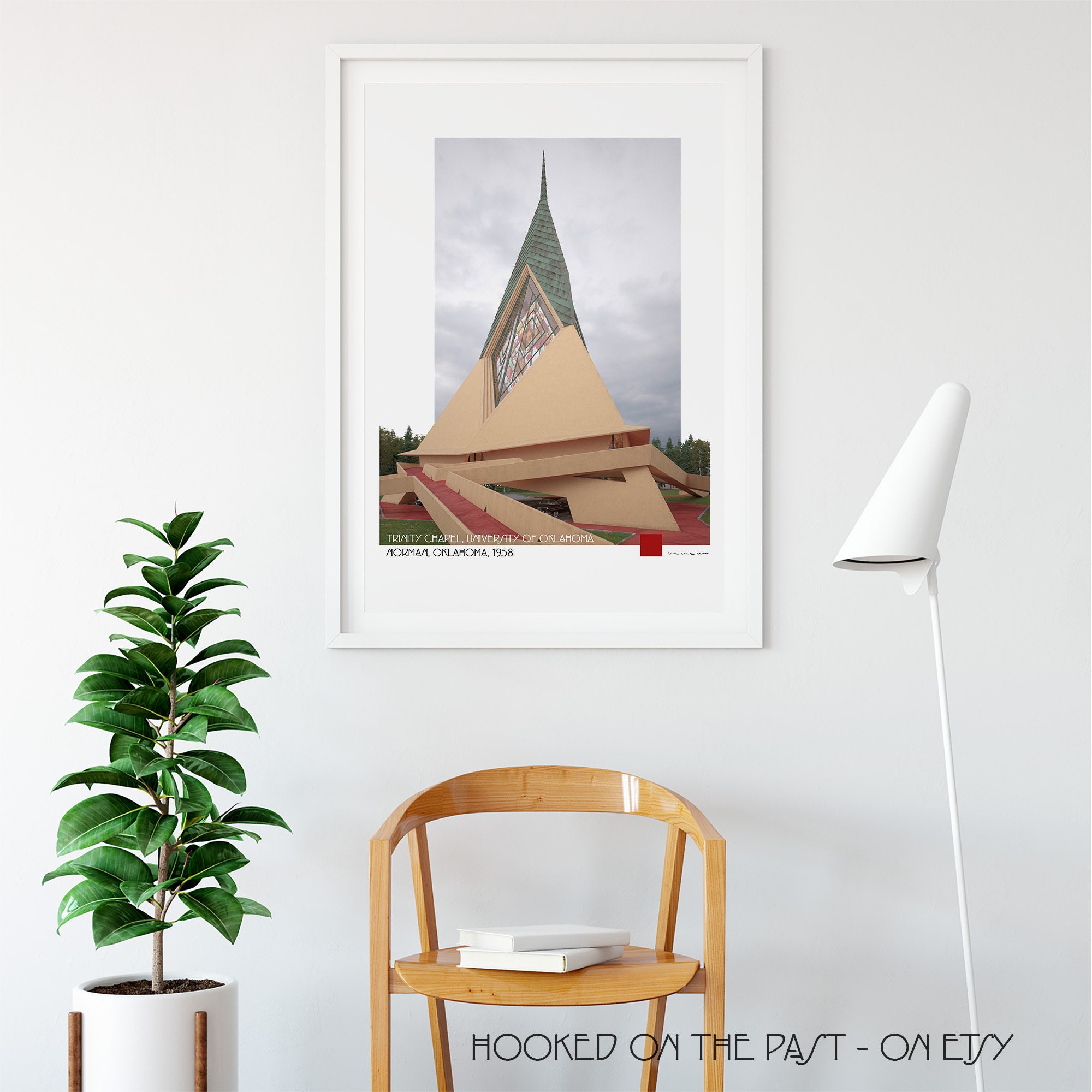 Frank Lloyd Wright Trinity Chapel in Norman Oklahoma 1958. - Etsy Canada
