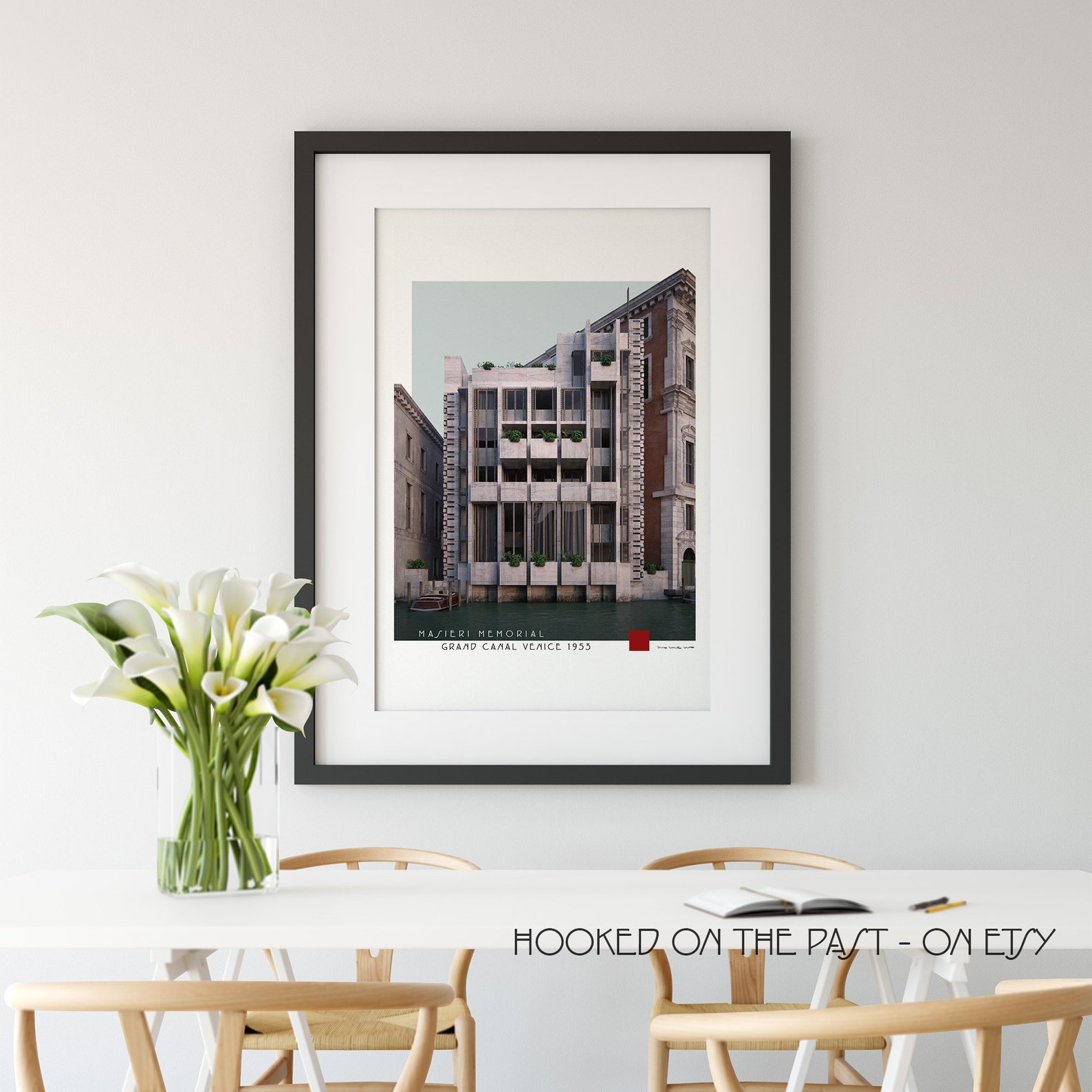 Frank Lloyd Wright Masieri Memorial Print: Venice Architecture (digital ...