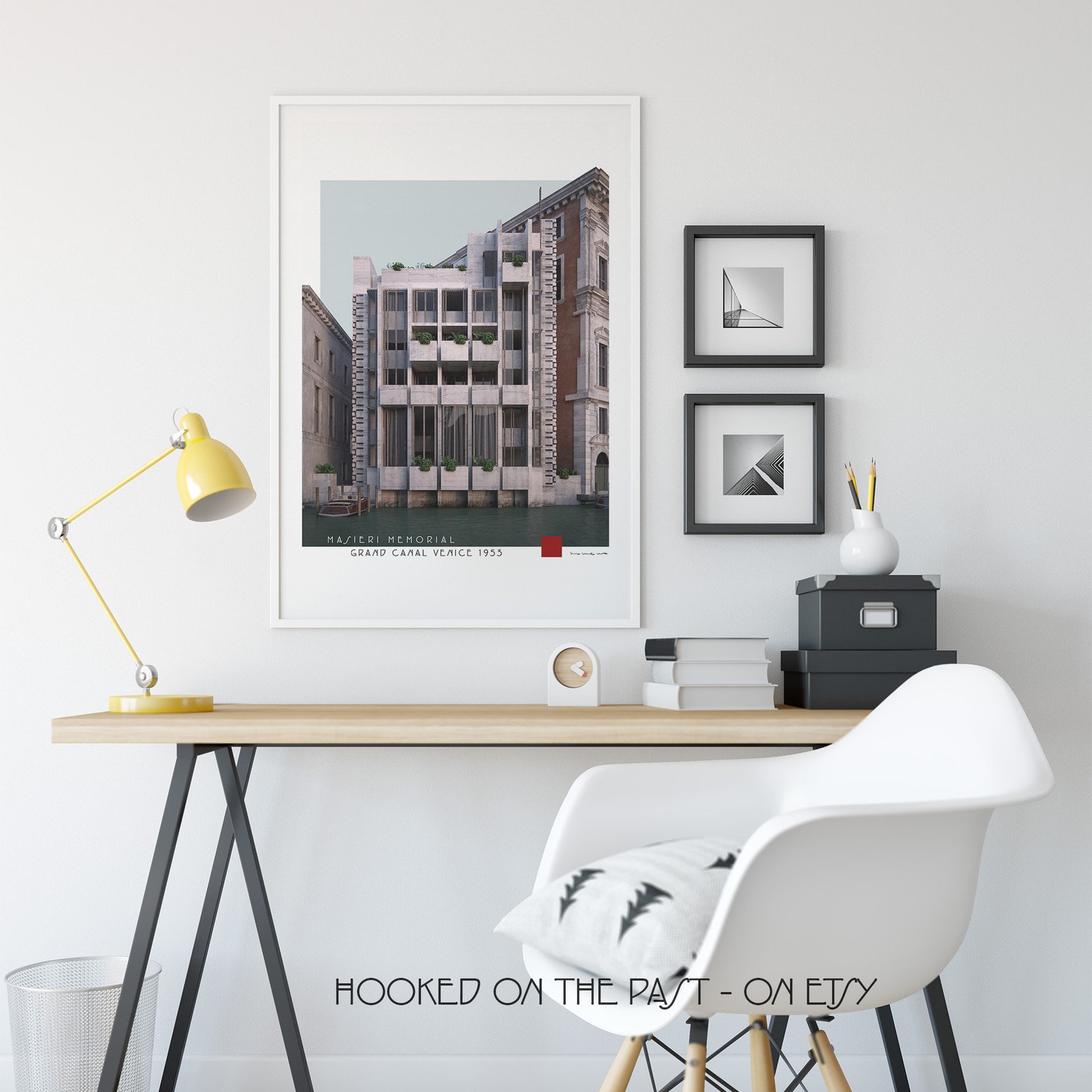 Frank Lloyd Wright Masieri Memorial Print: Venice Architecture (digital ...