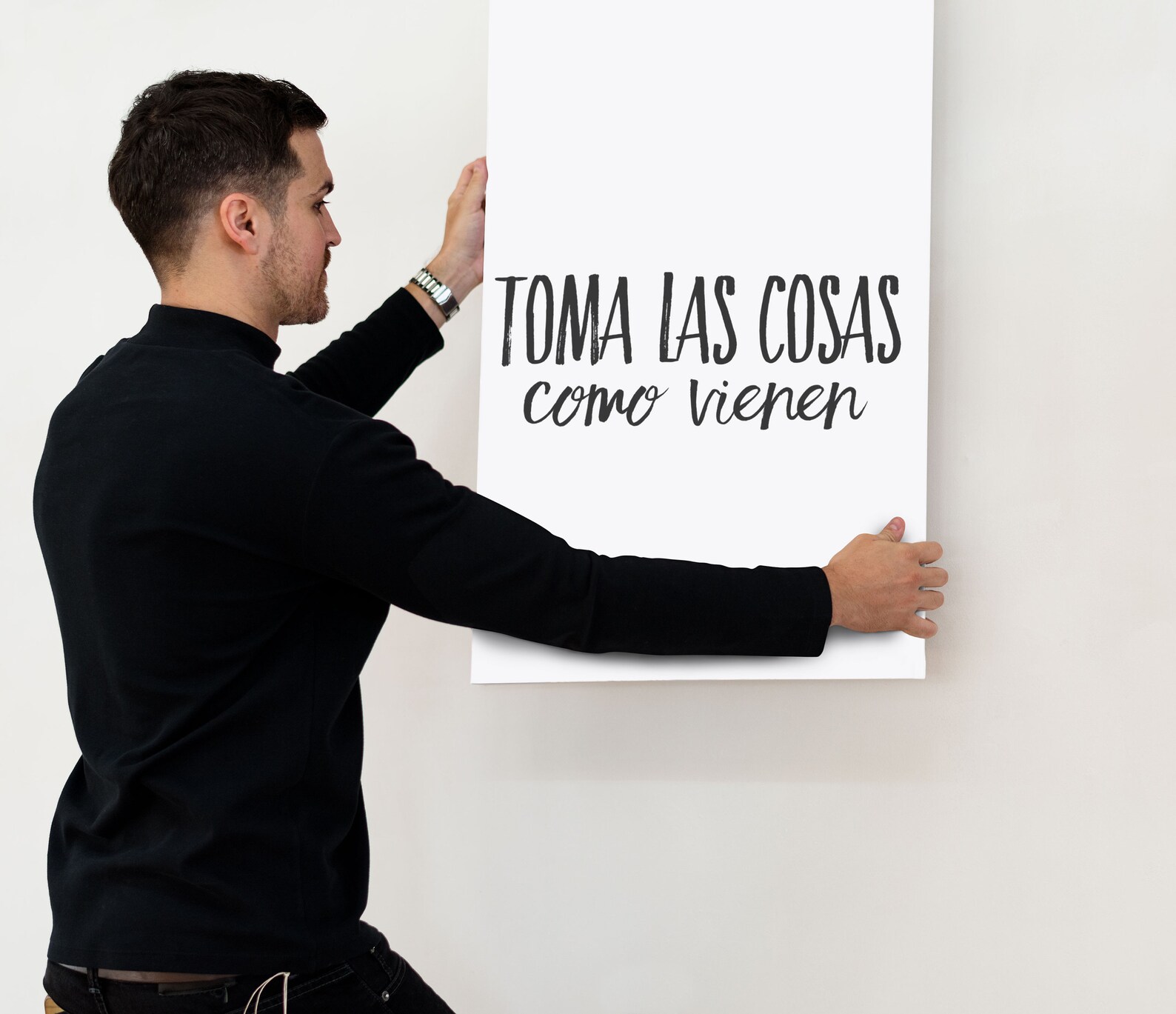 Toma Las Cosas Como Vienen Quote Printable Wall Art|inspirational ...
