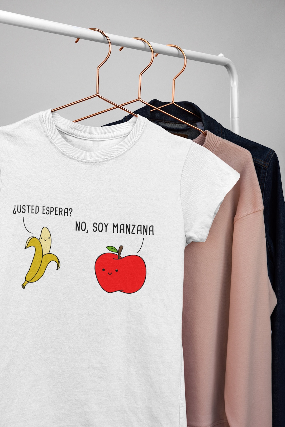 Usted Es-pera Cute Spanish Shirt , Camiseta Espanol, Play on Words ...