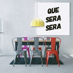 Qué Será Será Quote Printable Wall Art|inspirational Poster|spanish ...