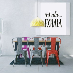 Inspirational Quote "inhala...exhala" Wall Art|printable Poster|spanish ...