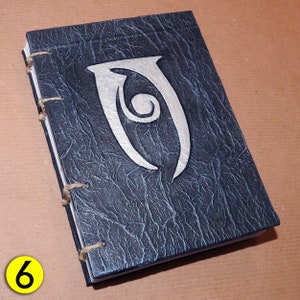 Skyrim Inspired 14 X 10 Cm Coptic Bound Notebooks - Etsy