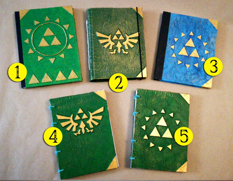 Legend of Zelda Inspired Triforce Notebooks | Etsy