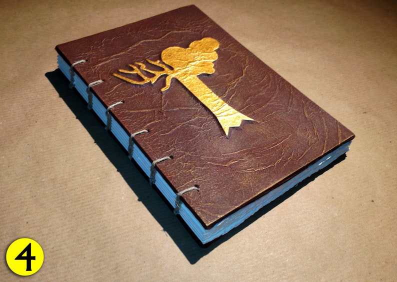 Skyrim Inspired 18 X 12.5 Cm Coptic Bound Notebooks - Etsy