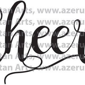 Cheers Svg Script Font - Etsy