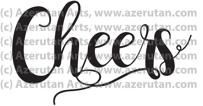 Cheers Svg Script Font - Etsy