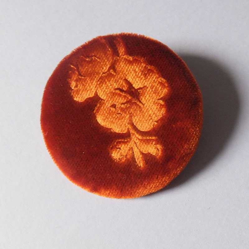 Orange Brooches - Etsy UK