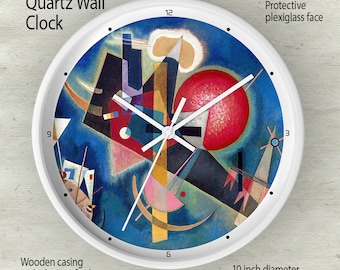 Quartz Wall Clock Kandinsky - Etsy