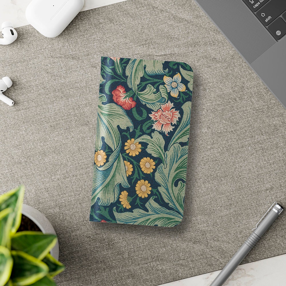 Folio Phone Case - William Morris - Wallet Style - Apple iPhone ...