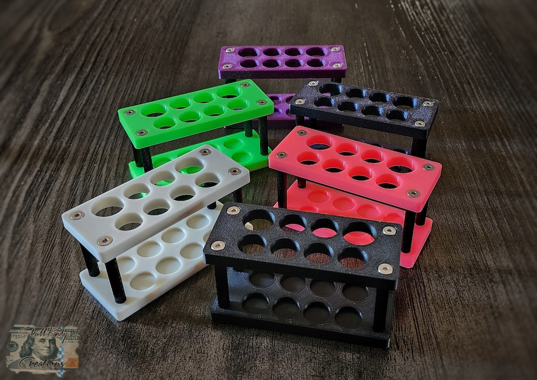 Skcreations TEIR Dynavap Stand 8 Vertical Storage Slots W/ Top Battery ...