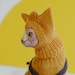 Yellow Cat Hat Hand Knit Sphynx Cat Accessories Pet Winter Beanie for ...