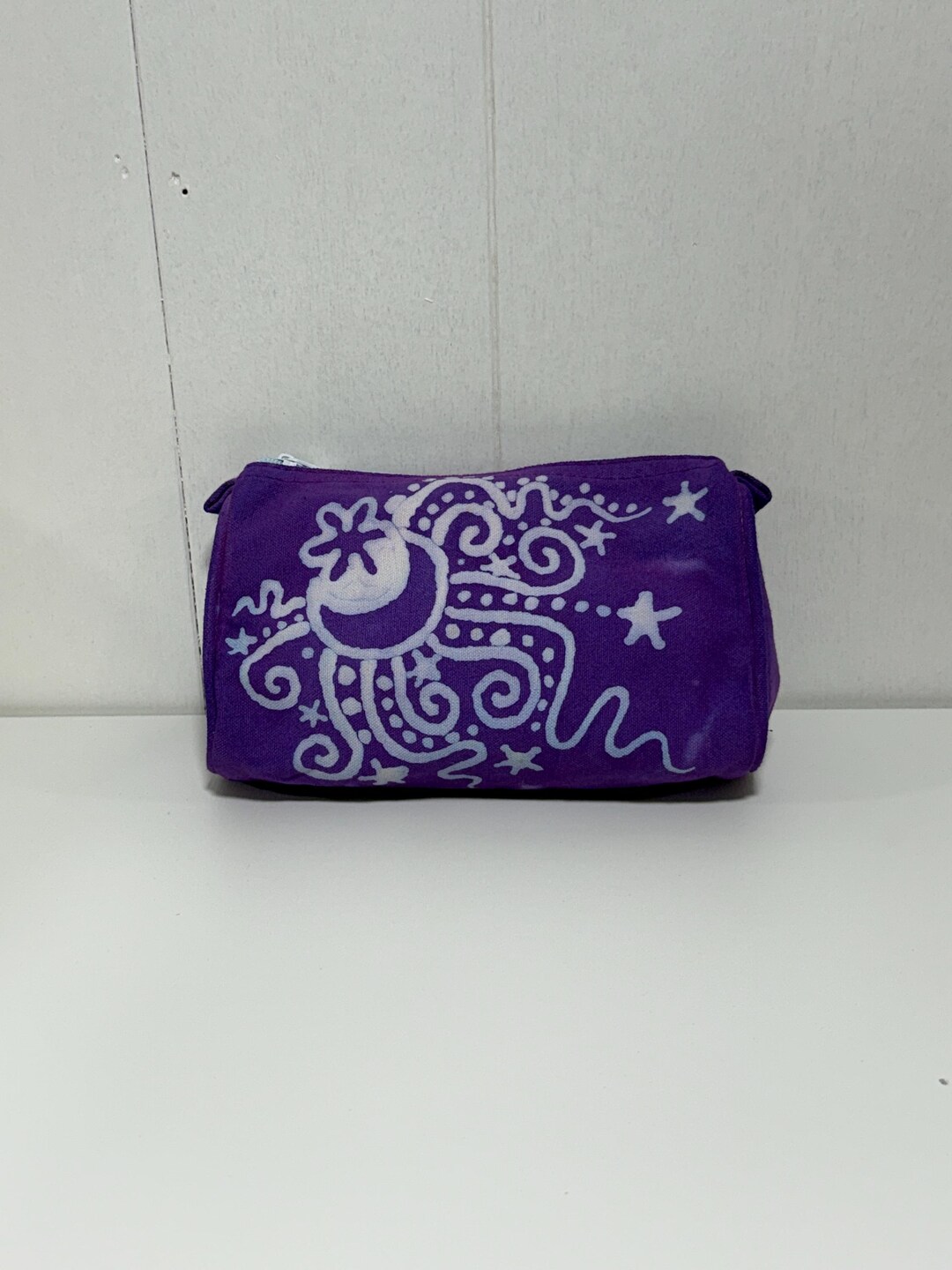 Nightshade Nighburst Batik Makeup Bag - Hand Painted Batik - 100% ...