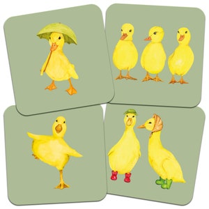 Duck Coasters - Etsy UK
