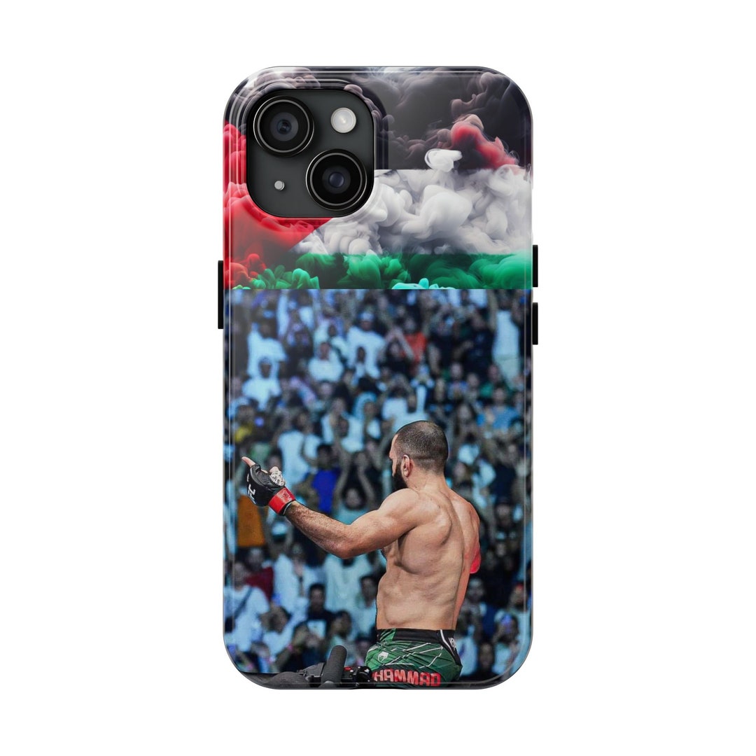Belal Muhammad & Palestine Flag UFC Champion Tough Phone Case Durable ...
