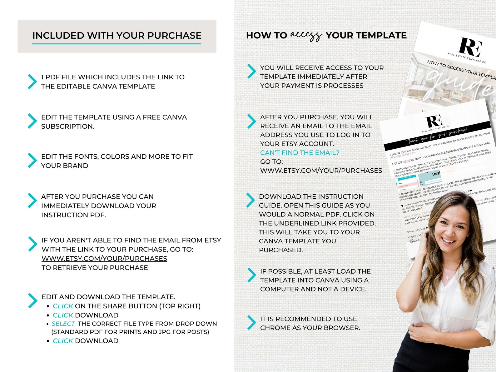 Real Estate Pre-listing Guide, Instant Download, Real Estate Marketing ...