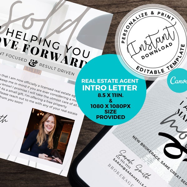 New Agent Introduction Letter - Etsy