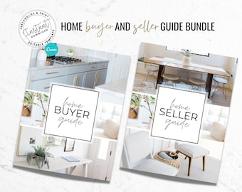 Real Estate Home Buyer and Seller Guide Bundle, Real Estate Template ...