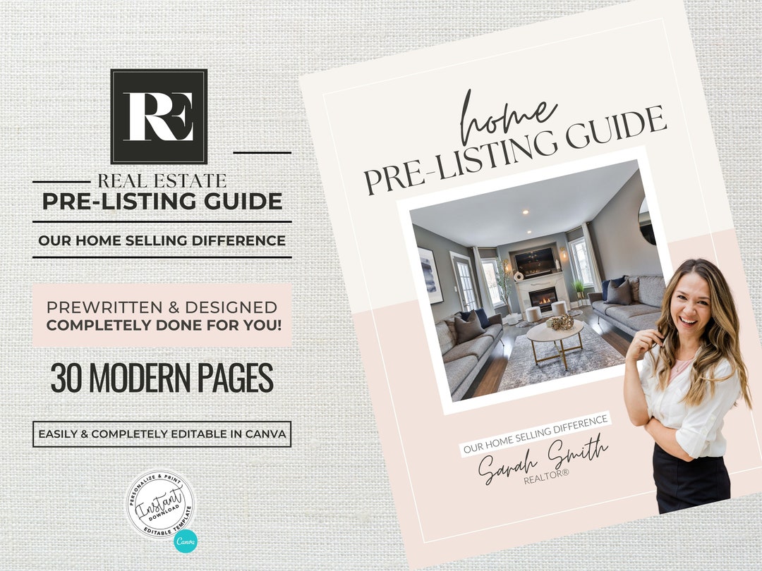 Seller Pre-listing Presentation, Real Estate Template, Real Estate ...