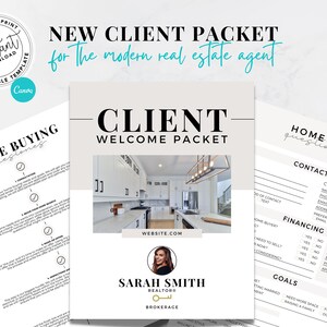 Real Estate Buyer Welcome Packet | Real Estate Template | New Client ...