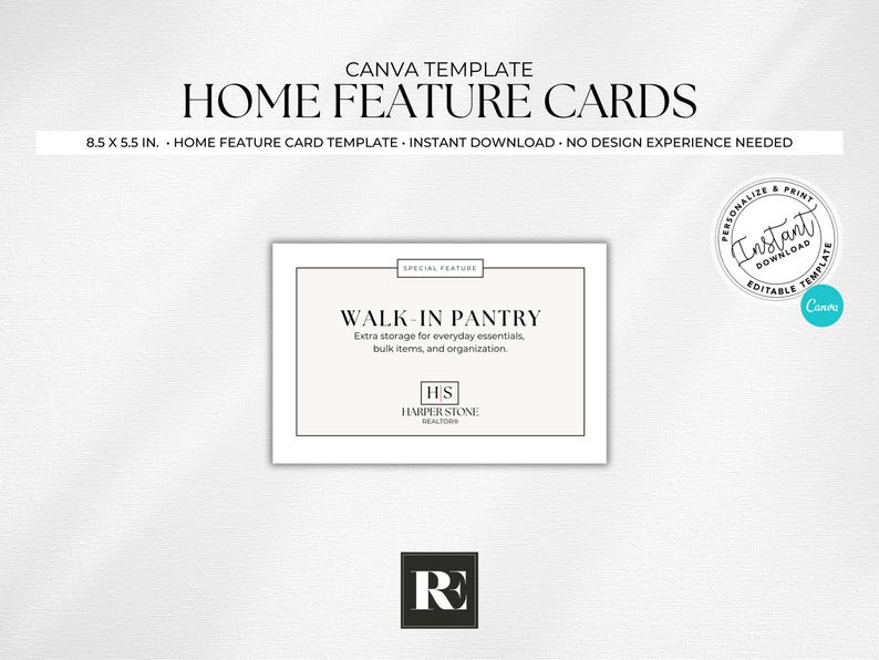 Open House Feature Signs Canva Template, Real Estate Marketing Feature ...