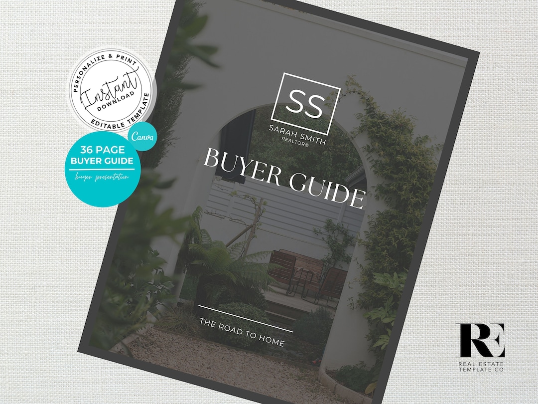 Real Estate Home Buyer Guide, Real Estate Buyer Packet, Real Estate ...