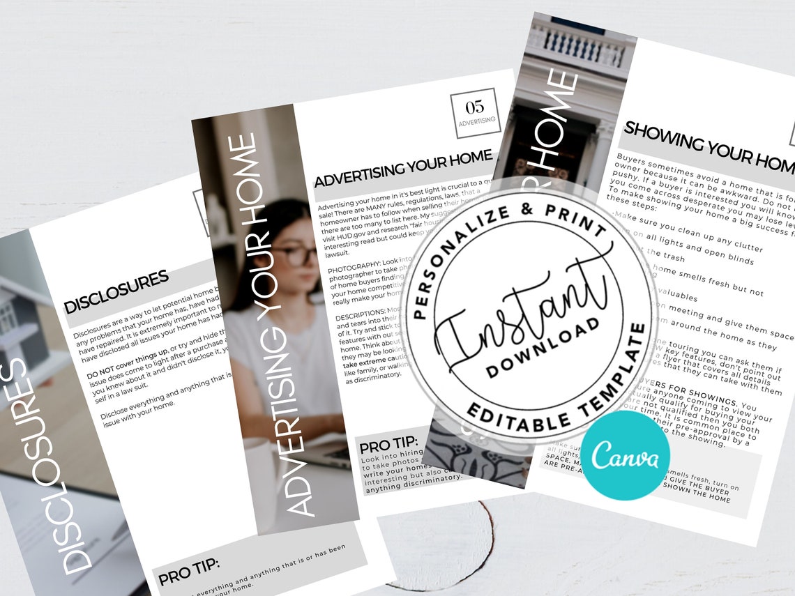 FSBO Guide for Sale by Owner Guide Real Estate Marketing - Etsy