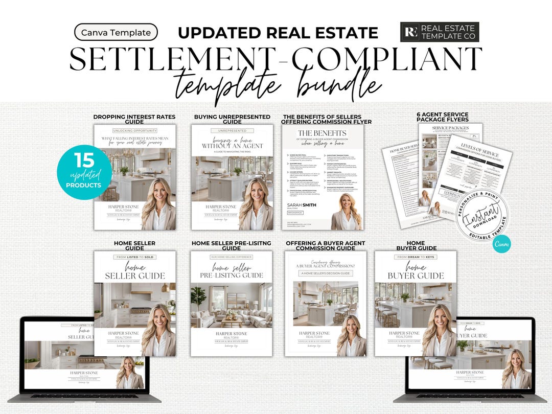 Real Estate Canva Templates, Buyer & Seller Guides, Presentations ...