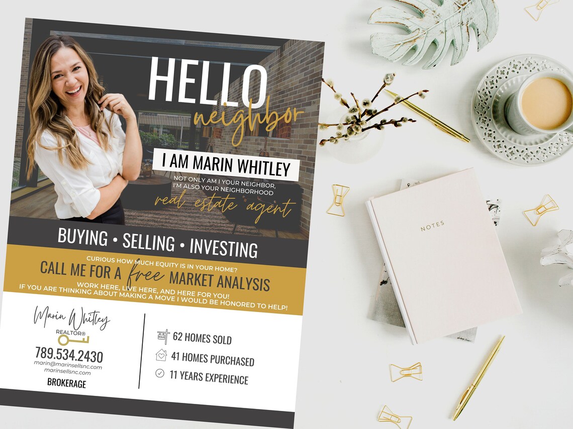 Real Estate Marketing Real Estate Canva Template Realtor - Etsy