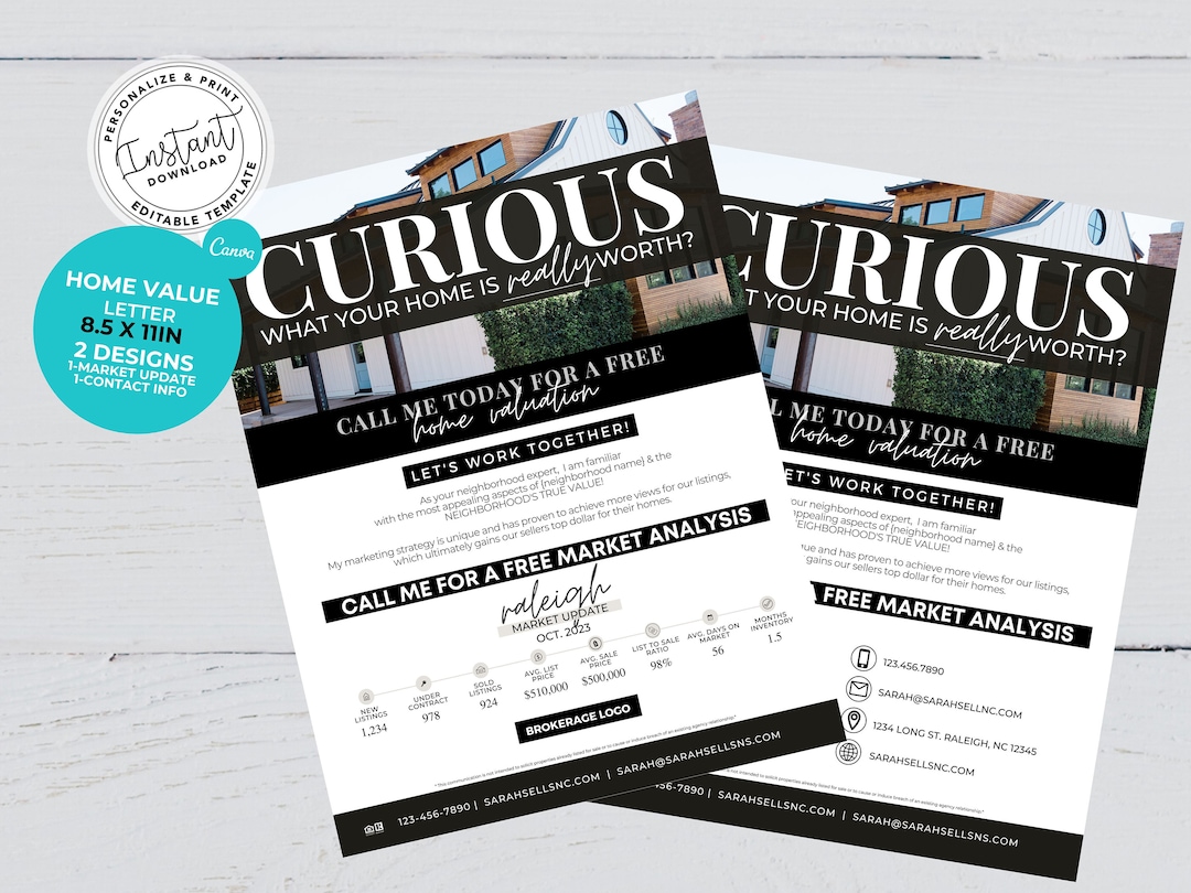 Real Estate Farming Letter, Real Estate Marketing, Real Estate Template ...