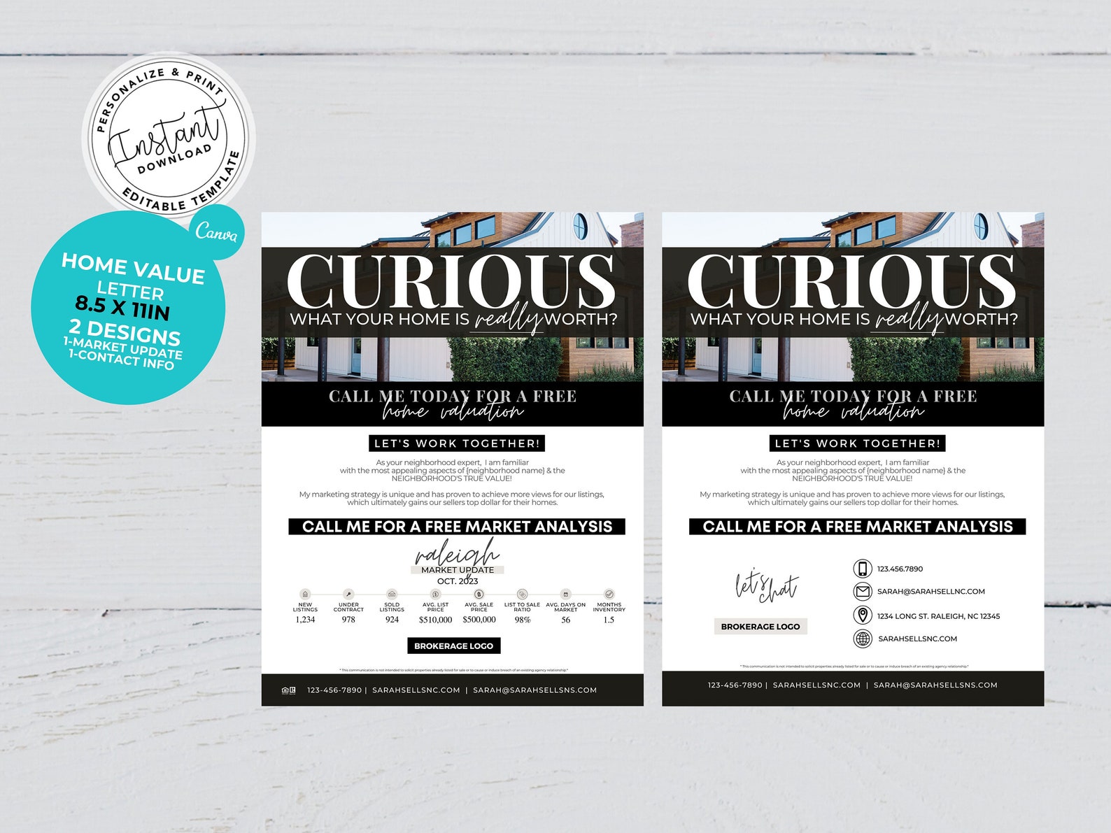 Real Estate Farming Letter, Real Estate Marketing, Real Estate Template ...