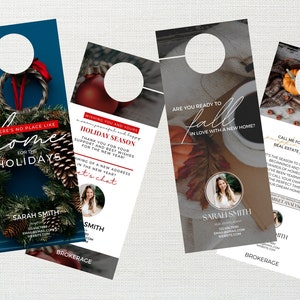 Real Estate Door Hanger Bundle, Real Estate Marketing, Neighborhood ...