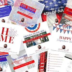Real Estate 4th July Social Media Post, Real Estate Templates, Real ...