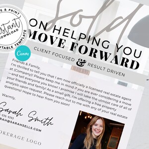 Real Estate New Agent Introduction Letter Template, Real Estate ...