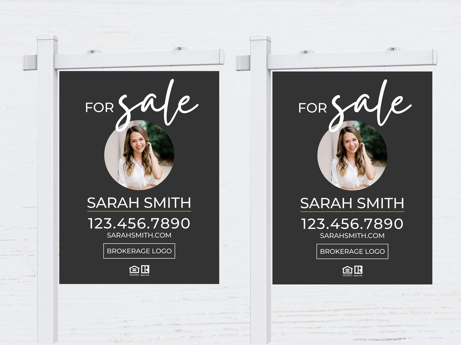 Real Estate Sign Real Estate Listing Yard Sign Custom for - Etsy