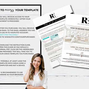 Real Estate Yard Sign, Open House Pointer, Real Estate Marketing, Canva ...