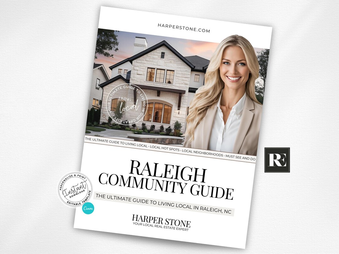Real Estate Neighborhood Guide, Community Guide, Local Guide Template ...